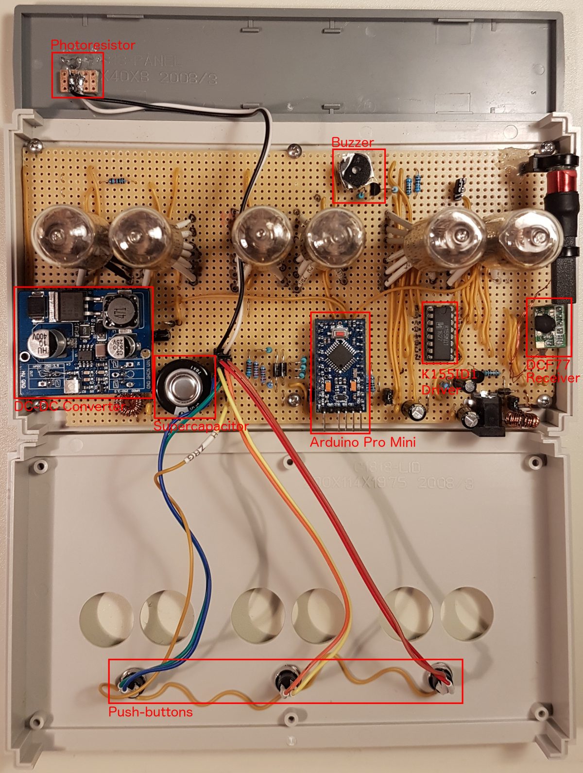 Build a DCF77 Nixie Clock on Arduino | μF